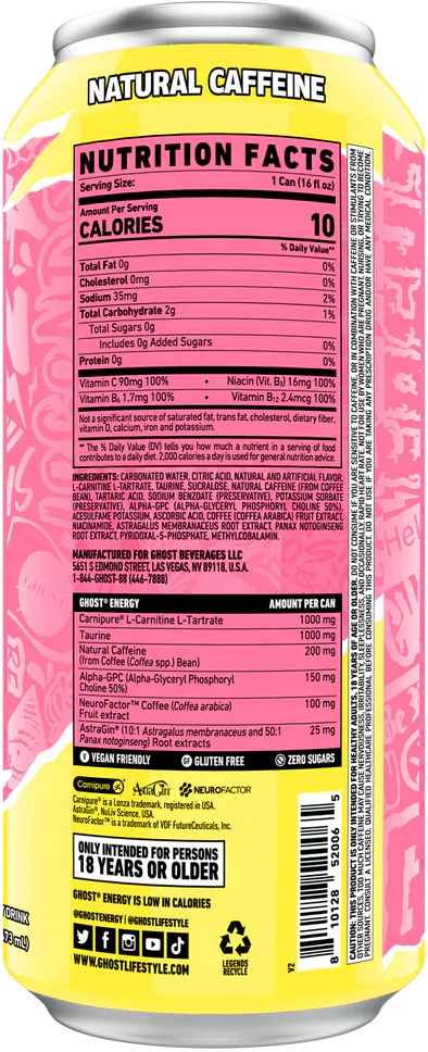 GHOST® ENERGY | ICED TEA LEMONADE – DRINKGHOST