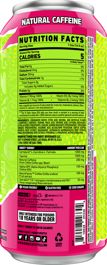 GHOST® ENERGY x WARHEADS® | WARHEADS® "SOUR WATERMELON" – DRINKGHOST